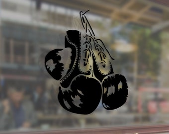 Boxing gloves decal | Etsy