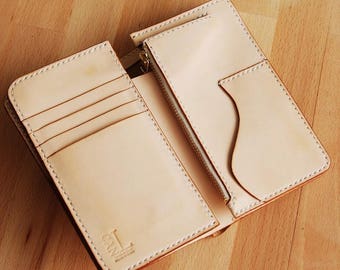 Wallet sewing pattern Checkbook wallet cell phone long