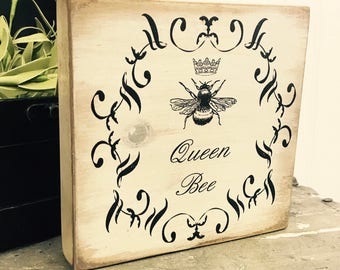 Queen bee sign | Etsy