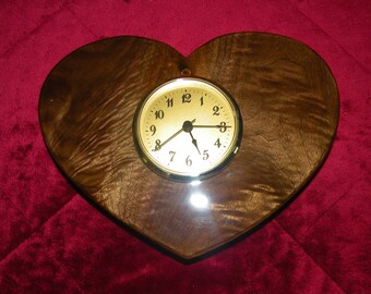 Heart shaped clock | Etsy