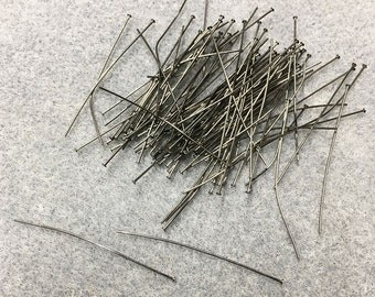 Black head pins | Etsy