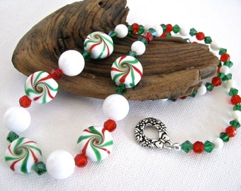 Beaded candy cane | Etsy