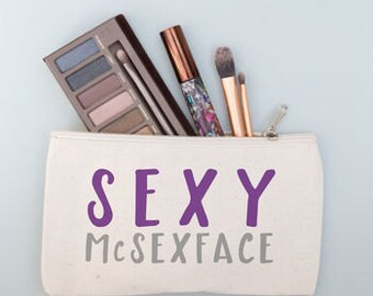 Funny makeup bag | Etsy