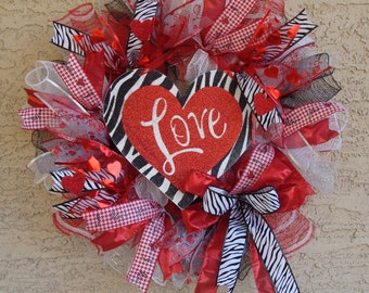 Deco mesh bow | Etsy