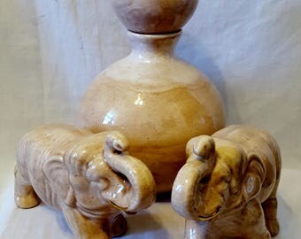 Large round vase | Etsy