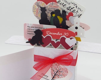 UNIQUE HANDMADE ONE OF A KIND EXPLOSION CARD IN A by CARDSBYMOM