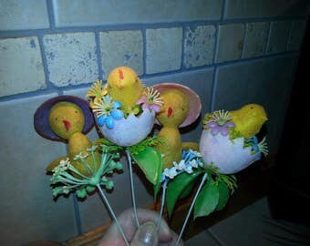 Easter floral picks | Etsy