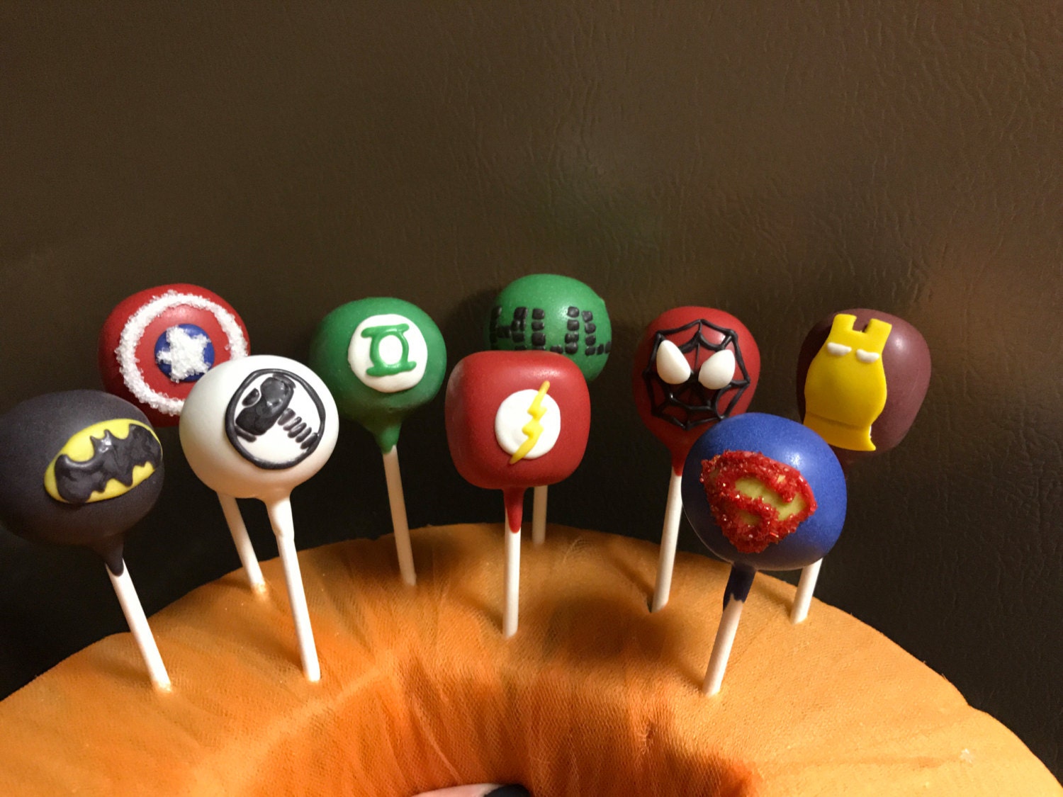 Superhero Cake Pops