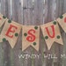 Back to School Pencil Welcome Burlap Banner