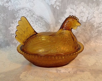 Chicken candy dish | Etsy