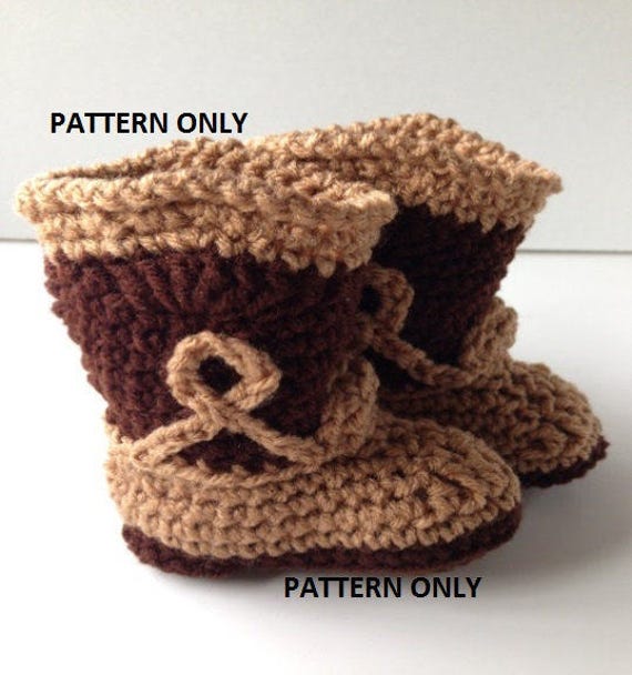 Pattern Crochet Baby Cowboy Booties Pattern Cowboy Baby