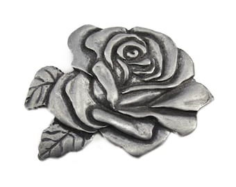 Pewter brooch | Etsy