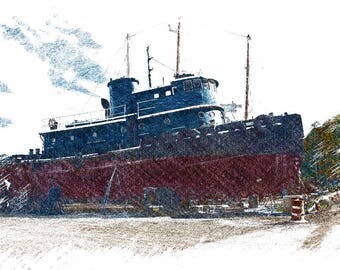 USS Ohio Class SSGN-726 Nuclear Submarine Dry Dock DDS Sub