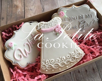 Flower girl cookie | Etsy