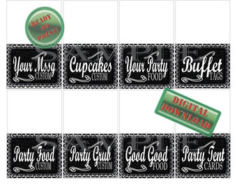 Custom food label | Etsy