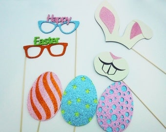 PDF Easter photo booth props/decorations/craft printable
