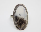 Dendritic landscape agate cabochon dendritic opal and by HELGASHOP