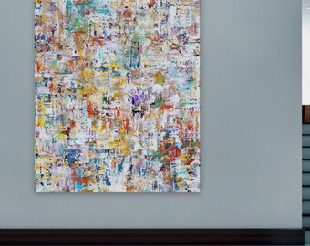 XL Abstract paintings huge modern art custom orders by MECArt