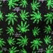 Weed Dust Mask Marijuana Leaf Cannabis Bandana Scarf 420 EDM