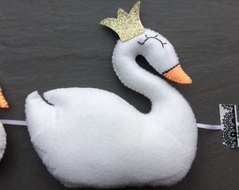 Felt swan | Etsy