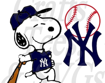 Snoopy baseball | Etsy