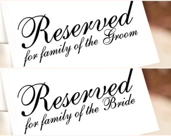 Reserved sign | Etsy