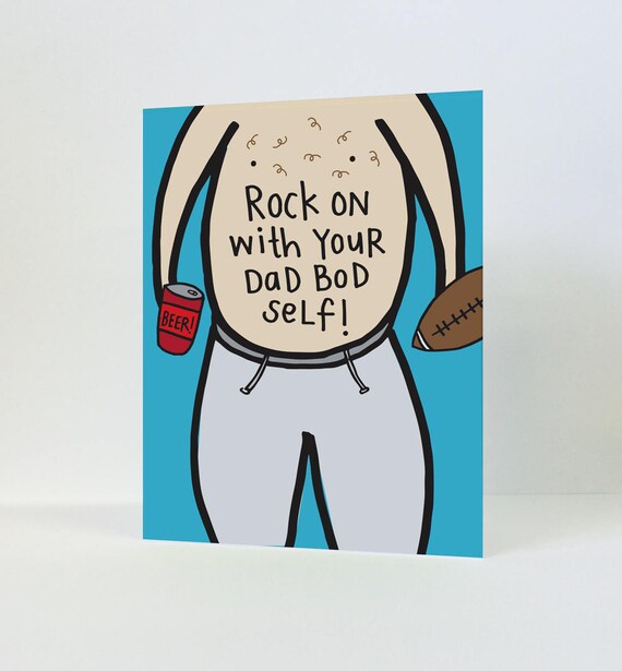 6+ Dad Bod Greeting Cards for Father's Day