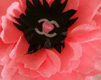 Chanel paper flowers | Etsy
