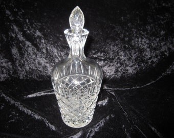 Cut crystal decanter | Etsy