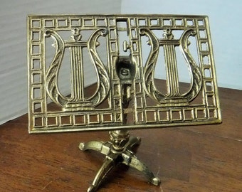 Brass music stand | Etsy