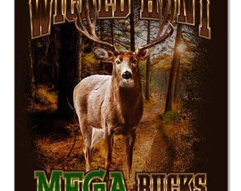 Whitetail deer sign | Etsy