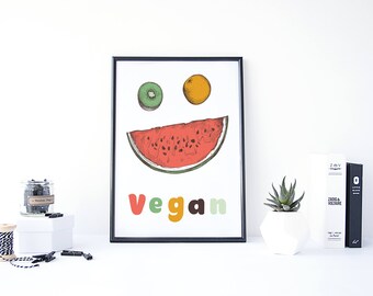Vegetarian sign | Etsy