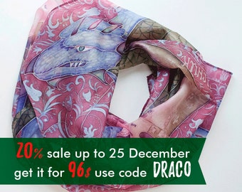 Dragon scarf | Etsy
