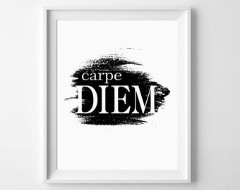 Carpe diem sign | Etsy