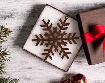 Snowflake gift box | Etsy