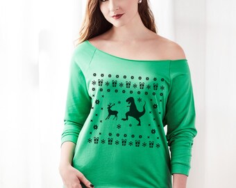 Dinosaur sweater | Etsy