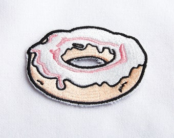 Donut embroidery | Etsy
