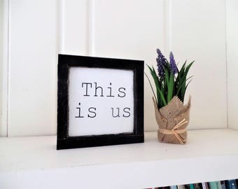 This is us wood sign | Etsy