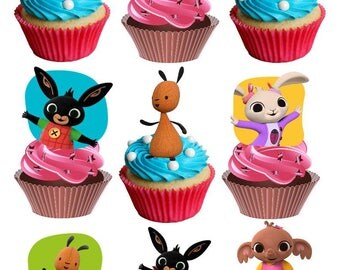 Bunny cake topper | Etsy