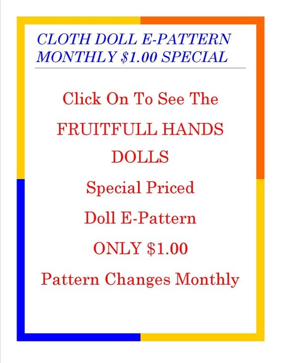 Fruitfull Hands Dolls