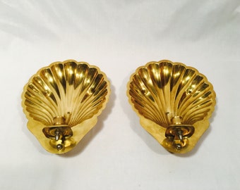 Shell wall sconce | Etsy