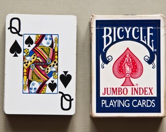 Jumbo playing cards | Etsy