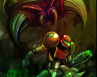 Metroid poster | Etsy