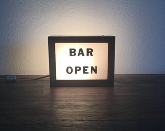 Unique lighted open sign related items | Etsy