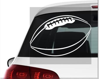 Football decal | Etsy