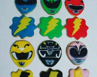 Power ranger cookie | Etsy