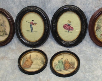 Oval shadow box | Etsy
