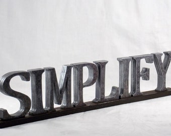 Simplify signs | Etsy