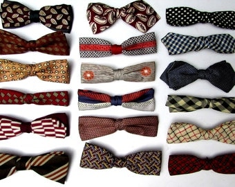 1940s bow tie | Etsy