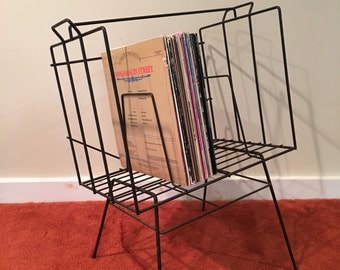 Wire record rack | Etsy
